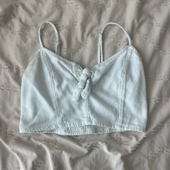 Tops | White Aerie Xs Crop Top | Poshmark